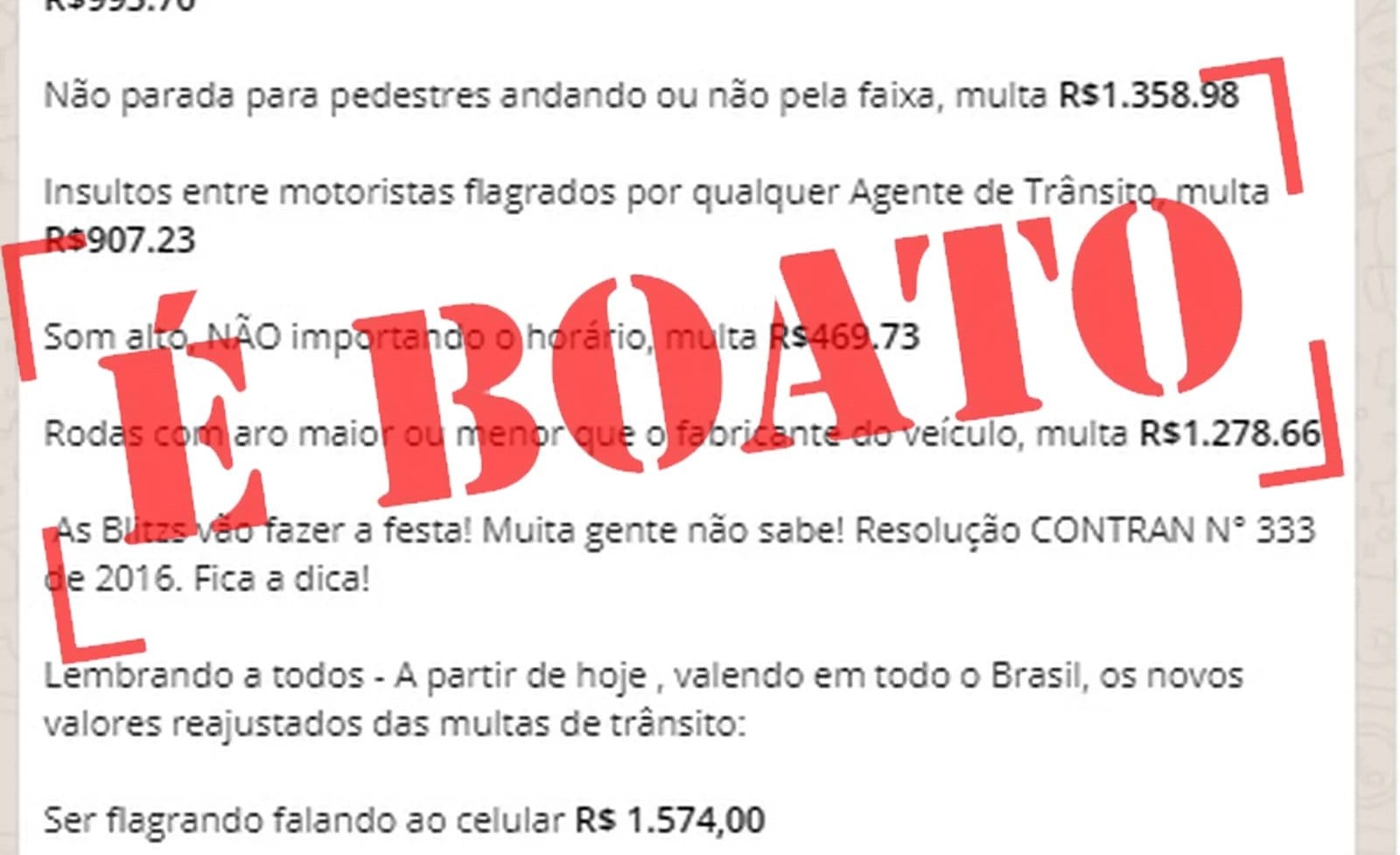 Fake News: aumento de valores de multas é boato - Portal do Trânsito