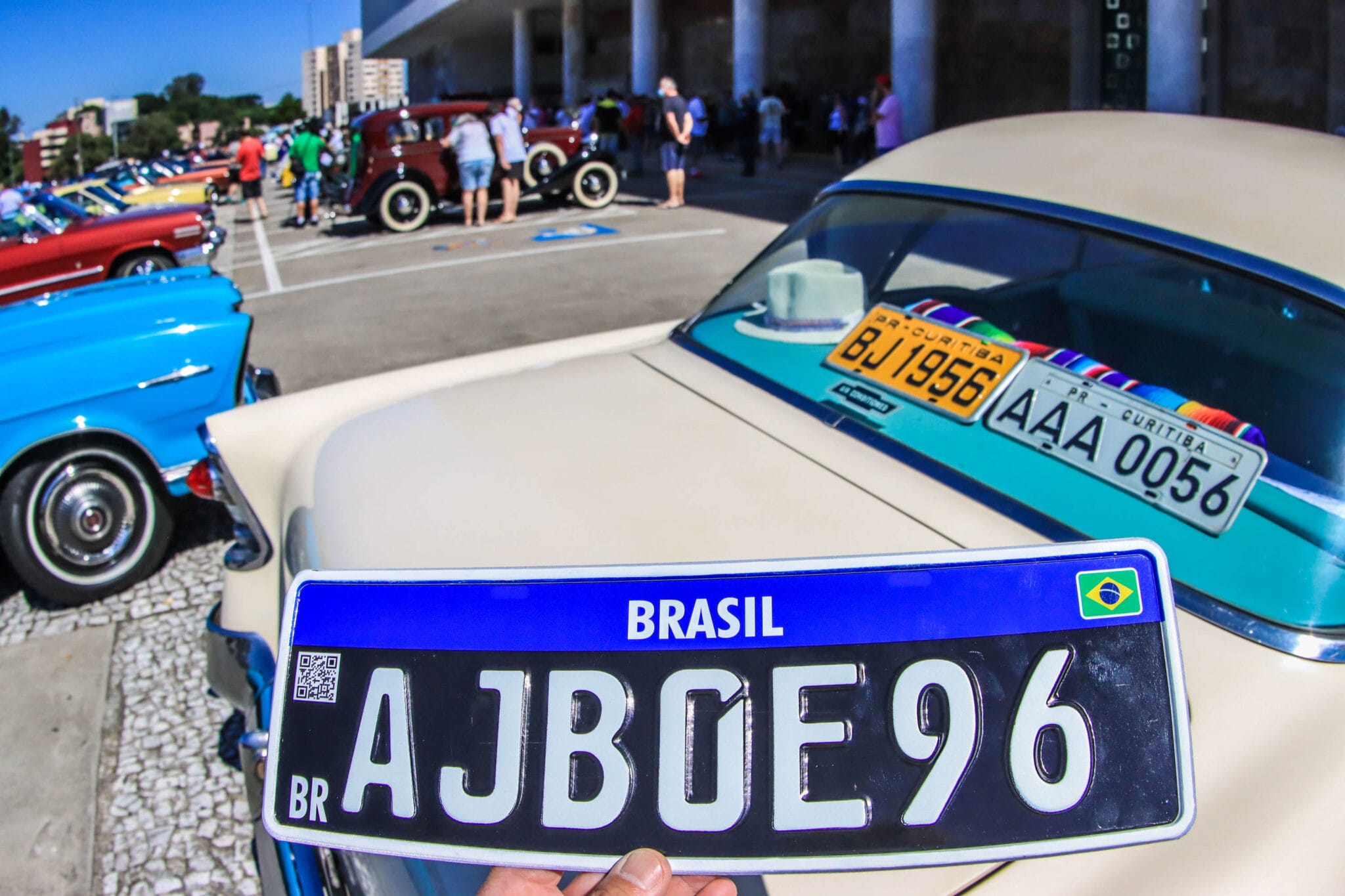 Quantos modelos de placas de carro já teve no Brasil?