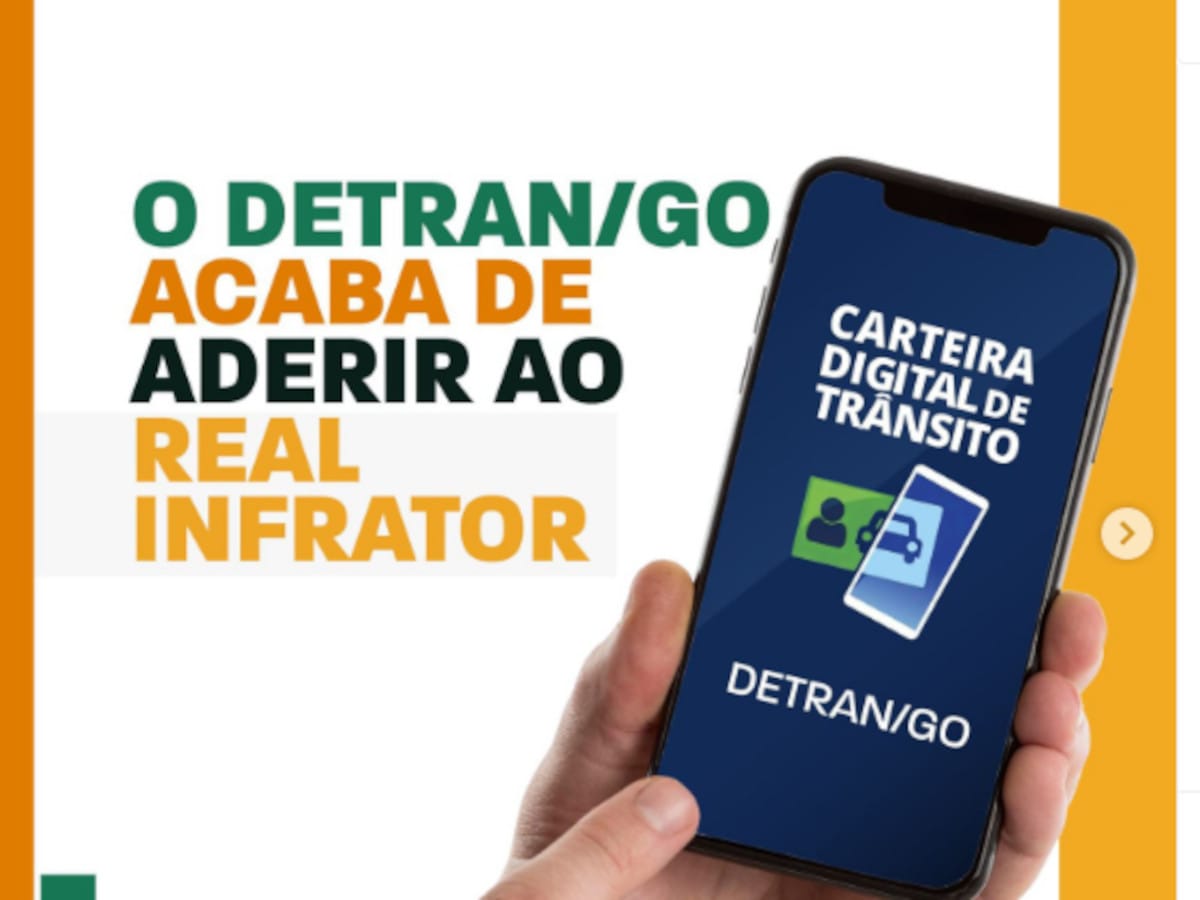 Goiás adota Indicação do Real Infrator online - Portal do Trânsito ...
