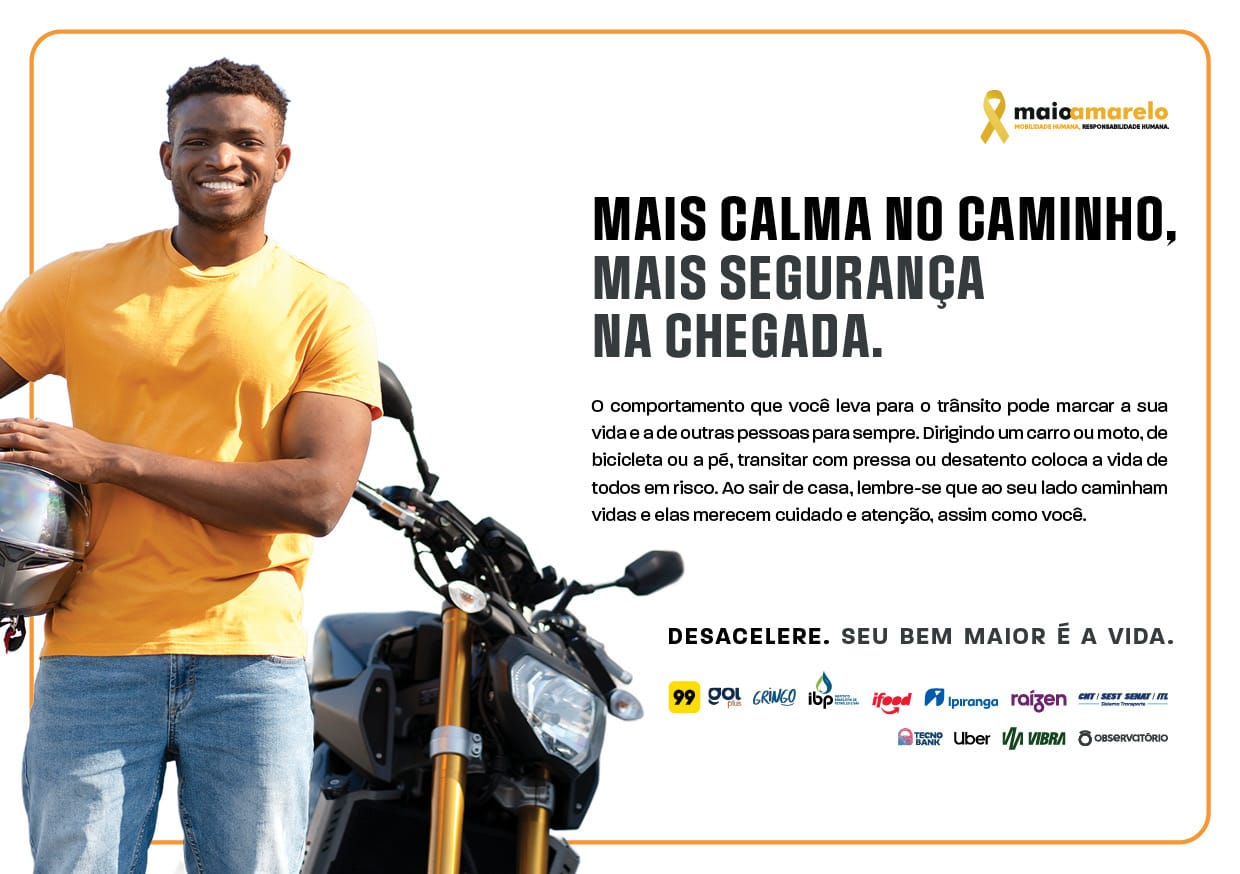 Maio Amarelo 2025: “Desacelere: seu bem maior é a vida” - Portal do ...